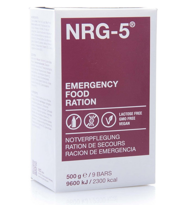 NRG-5 Survival Ration | Complete Emergency Nutrition – WildTactic